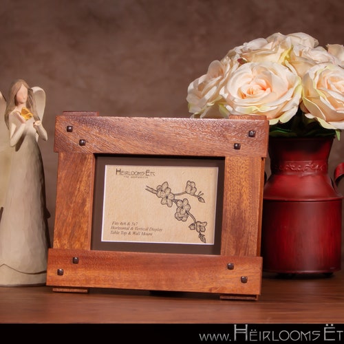 Craftsman Arts and Crafts Mission Picture Frames Multiple Size - Etsy