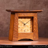 Mission Style Mantel Clock - Etsy
