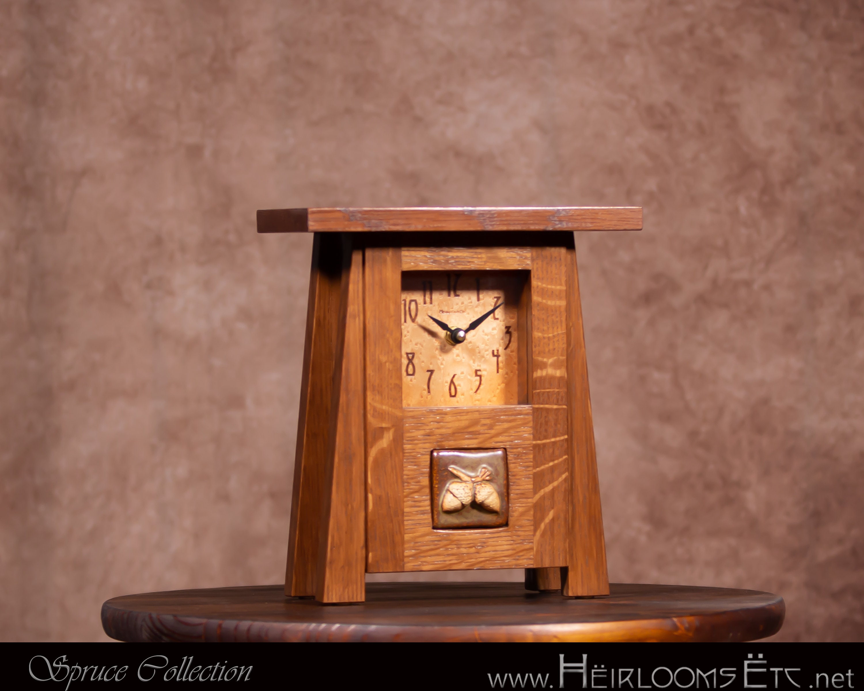 Mission Arts And Crafts Clock