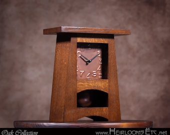 Craftsman / Mission / Arts & Crafts Style Mantel Clock - Etsy