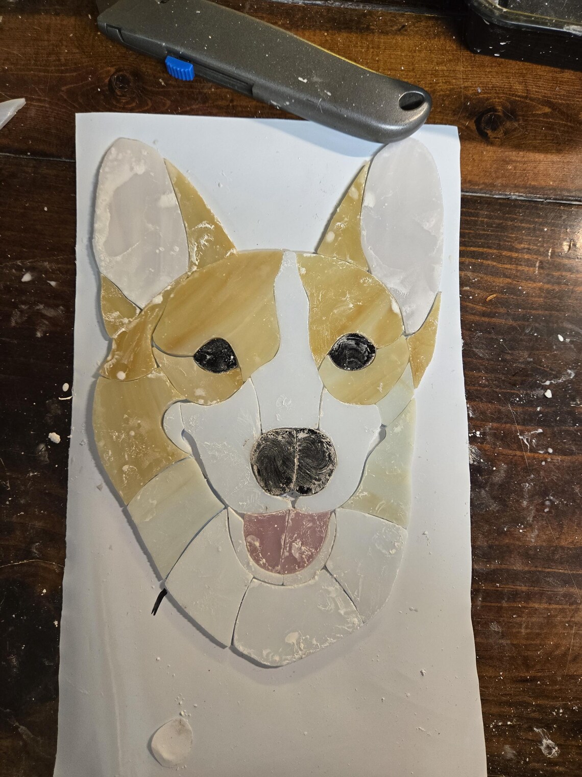 Stained Glass CORGI Dog PDF PATTERN Download - Etsy