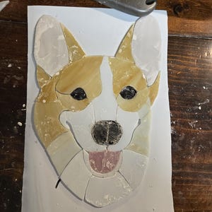 Stained Glass CORGI Dog PDF PATTERN Download - Etsy