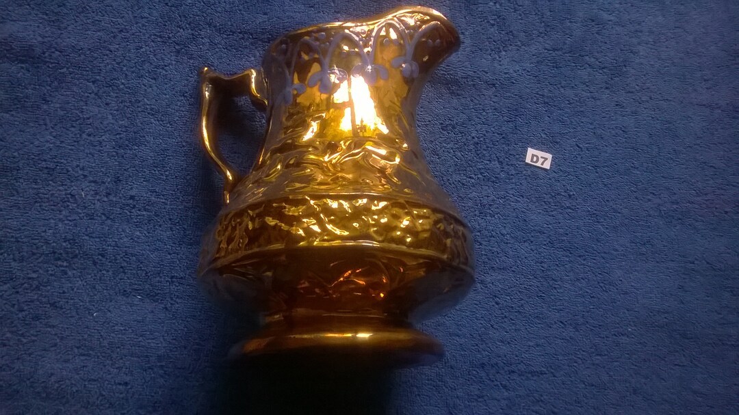 Victorian Rare Deer Scene Lustre Jug - Etsy