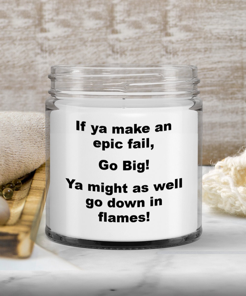 Epic Fail funny gift for friend co-worker family. Humorous | Etsy