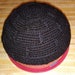 Black Pure Alpaca Kippah, Jacobs Wheel Design 9.5 Inch Customizable ...