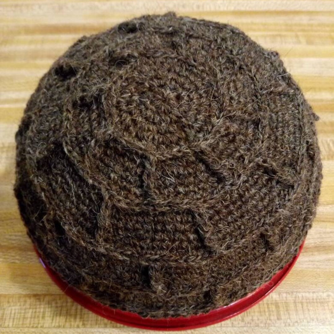 Jacobs Wheel Frik Kippah, Crocheted Men's 8.75 Inch Ukrainian Wool ...
