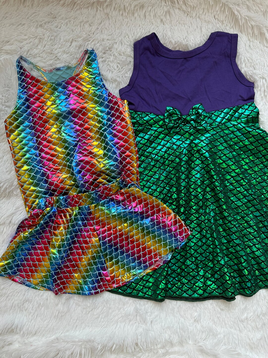 Princess Ariel Bathing Suit, Disney Princess Inspired, Girls Little ...