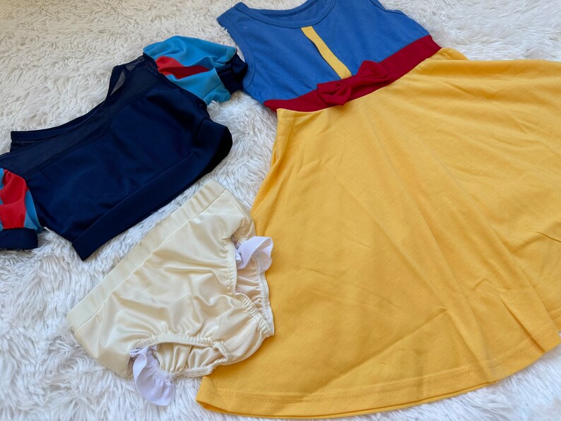 Snow White Bathing Suit Disney Princess Inspired Girls Snow - Etsy