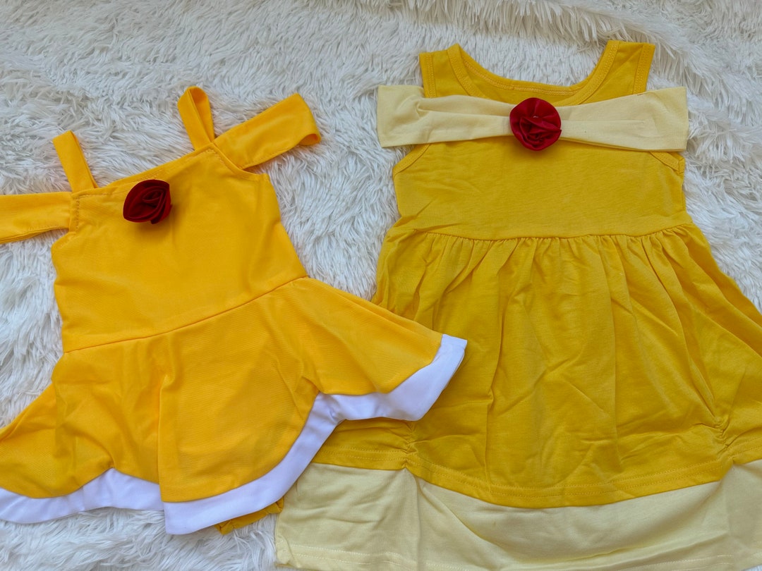 Princess Belle Bathing Suit, Disney Princess Inspired, Girls Beauty and ...