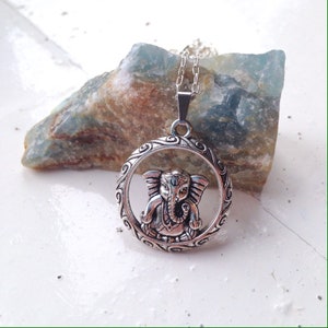 Ganesh Necklace, Ganesh Pendant, Ganesh Charm, Remover of Obstacles ...