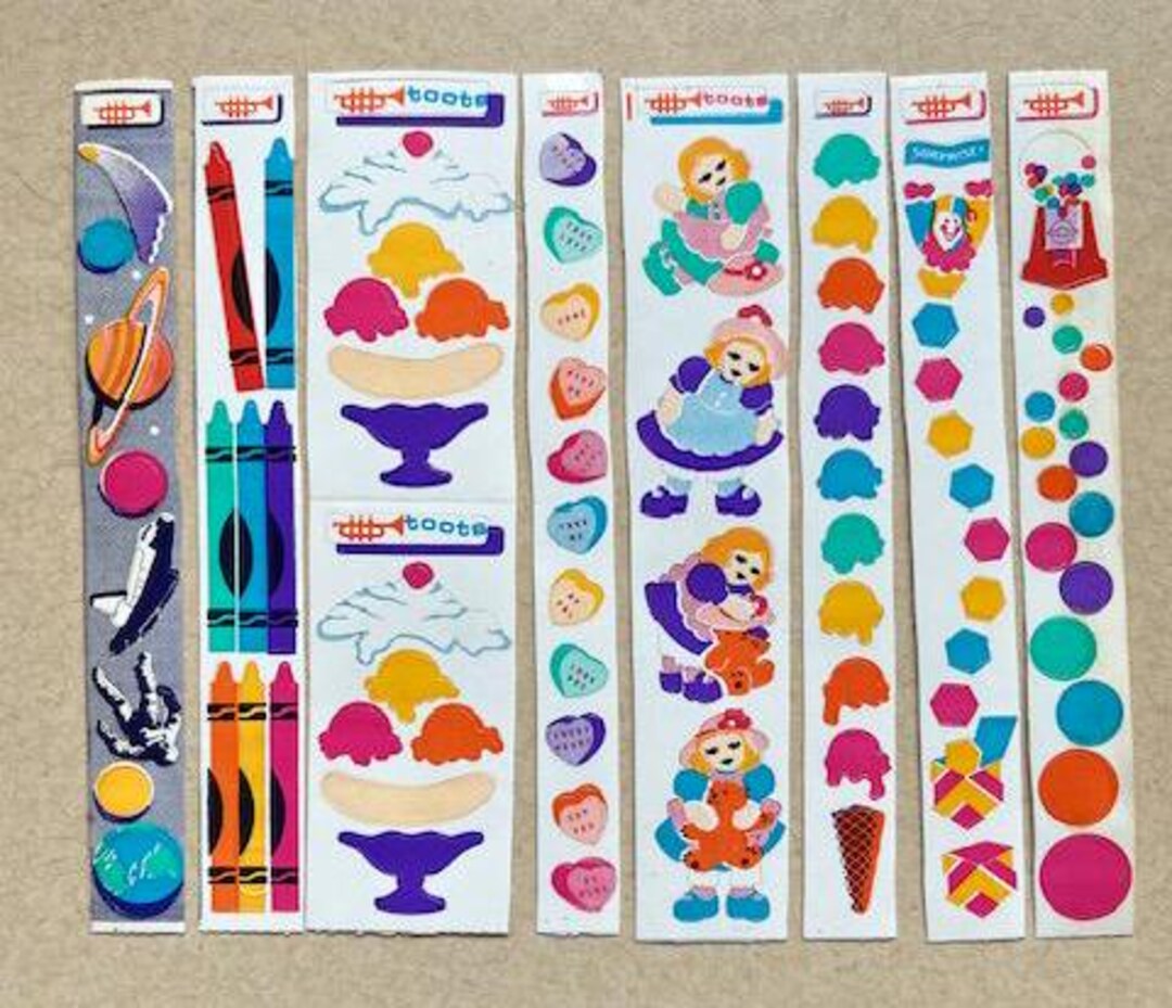 Vintage 1980s Toots Cardesign Stickers - Assorted - Etsy