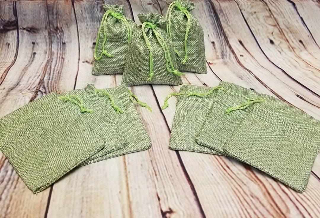 50 Pack Empty Sage Green Sachet Bags With Drawstring Ties - Etsy
