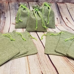 50 Pack Empty Sage Green Sachet Bags With Drawstring Ties - Etsy