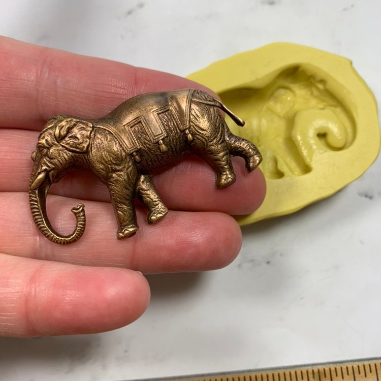 1891 Indian Elephant Silicone Mold | Etsy
