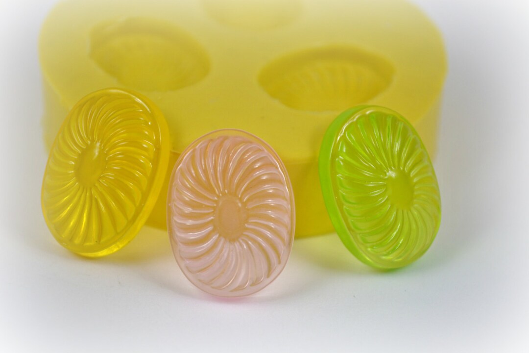 0253 3 Oval Hard Candies Silicone Rubber Flexible Food Safe - Etsy