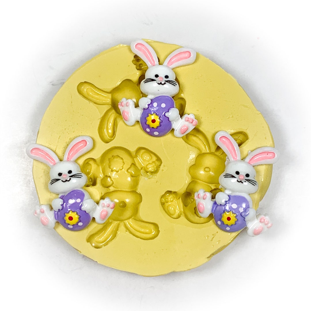 1633 Easter Bunny Silicone Mold - Etsy