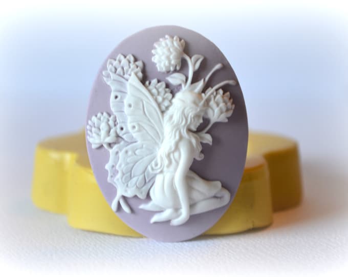 0478 Fairy Cameo Silicone Rubber Food Grade Flexible Oven Safe Mold ...