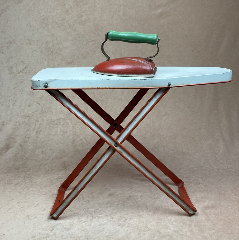 Vintage Pressed Metal TOY IRONING Board and Iron Set - Etsy