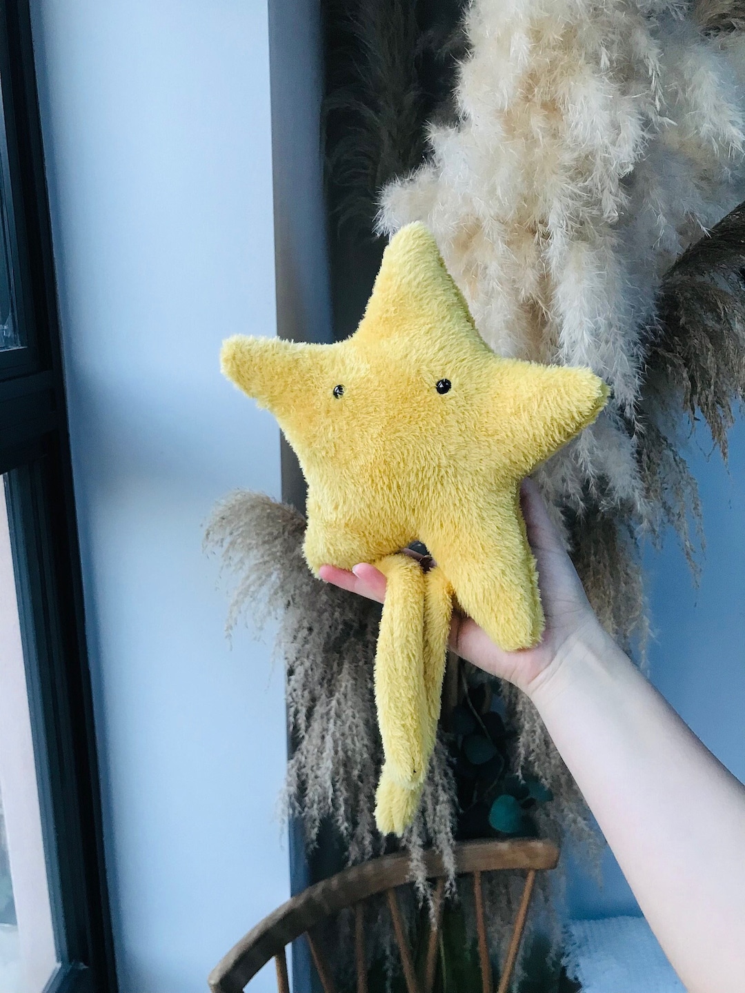 Cuddly Star Cute Soft Fluffy Handmade Star Plush Toy-yellow - Etsy