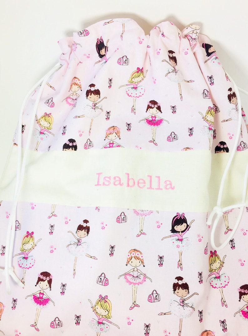 Personalized Ballet Bag Ballerina Bag Girls Dance Bag - Etsy