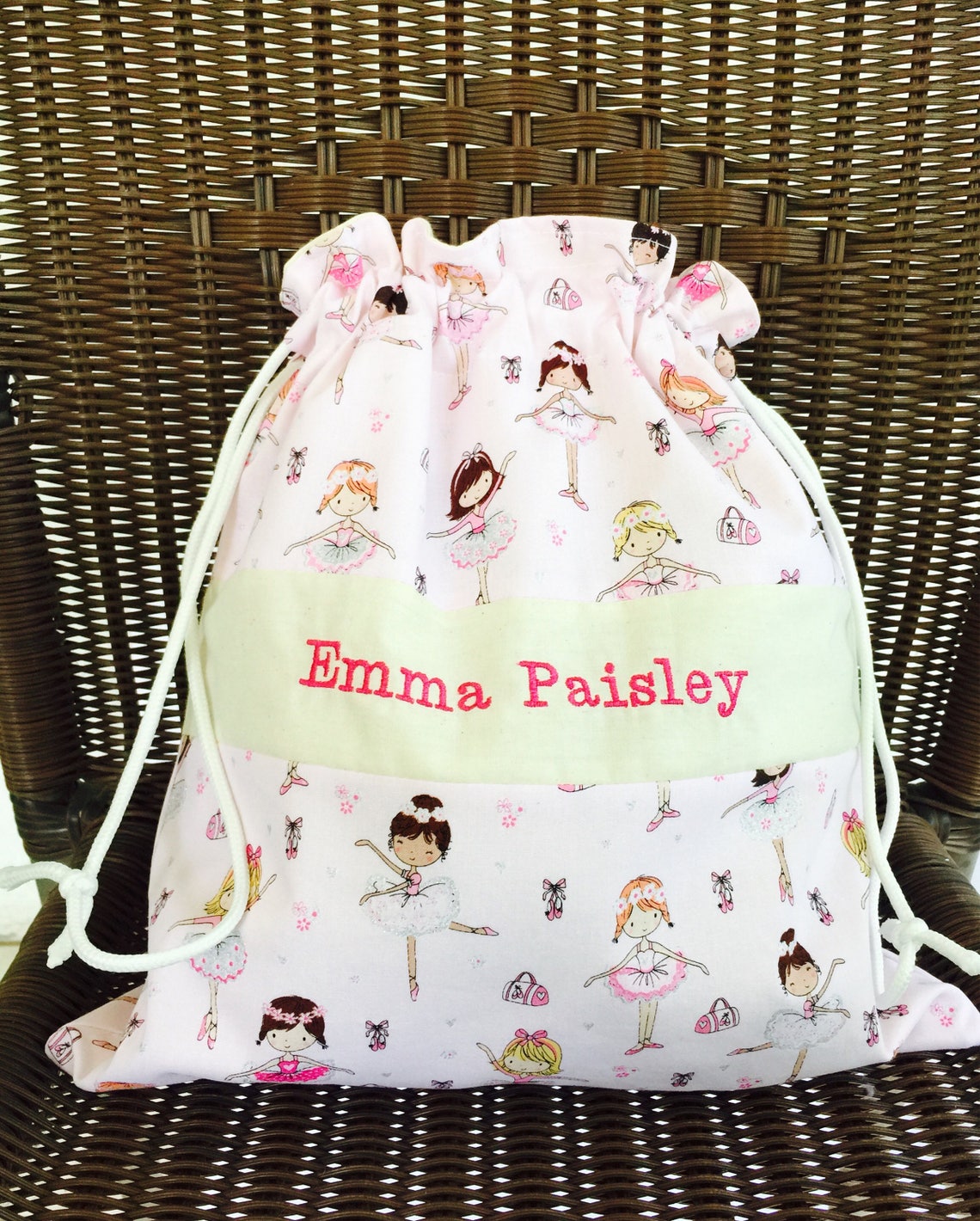 Personalized Ballet Bag Ballerina Bag Girls Dance Bag - Etsy