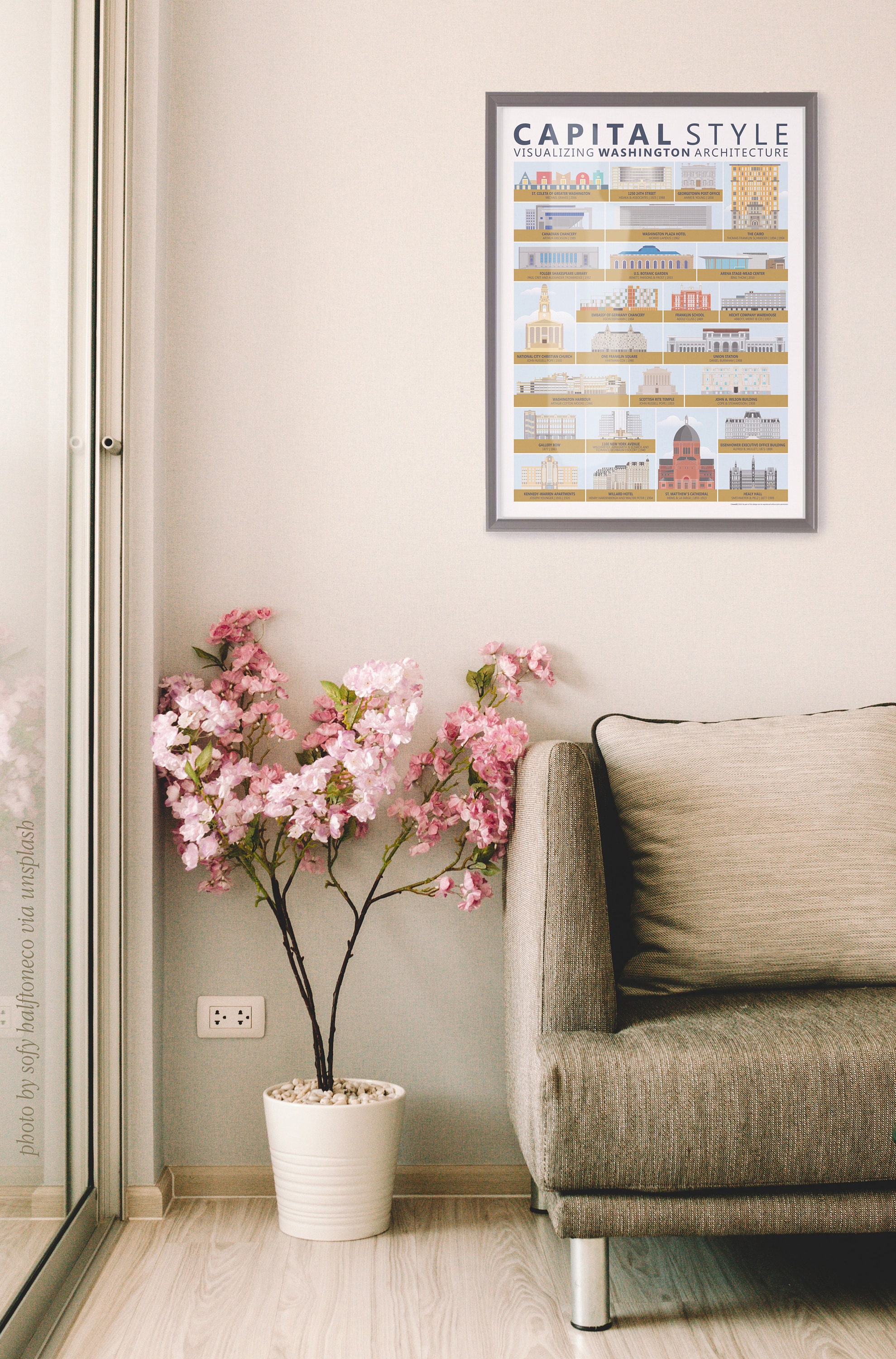 Capital Style Architecture Poster - Etsy