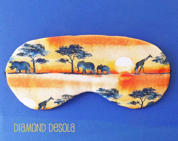 Giraffe Print Faux Fur Sleep Mask. - Etsy