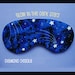 Eye Sleep Mask Cotton Blue Stars Space Galaxy Glow in the Dark - Etsy
