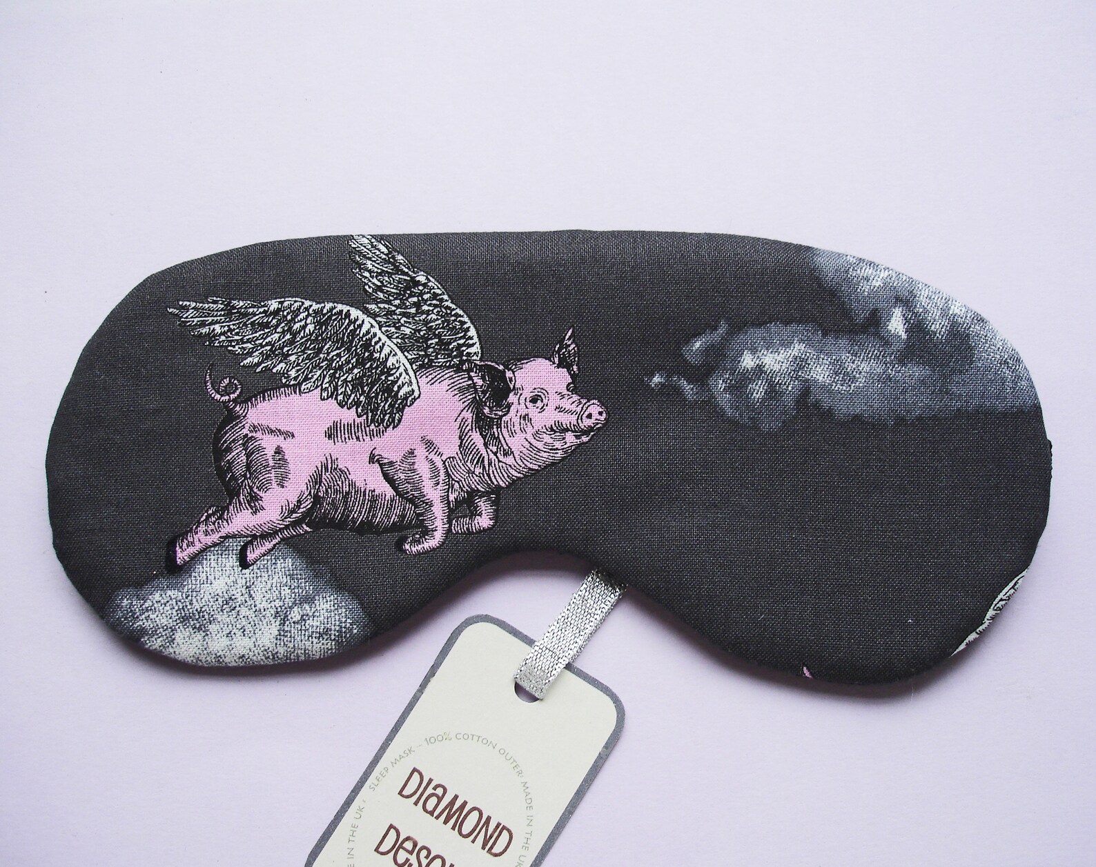 Eye Sleep Mask Flying Pig Soft Cotton Comfortable Travel | Etsy