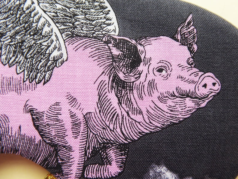 Eye Sleep Mask Flying Pig Soft Cotton Comfortable Travel | Etsy