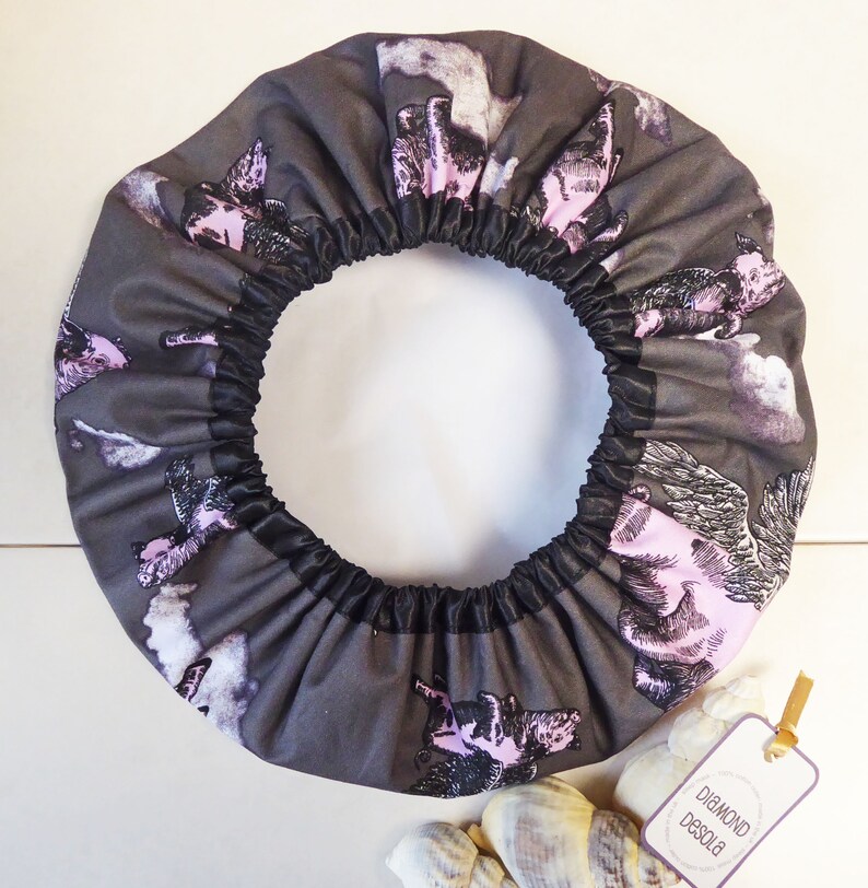 Shower Cap Flying Pigs for Bathing Showering Soft Comfortable - Etsy
