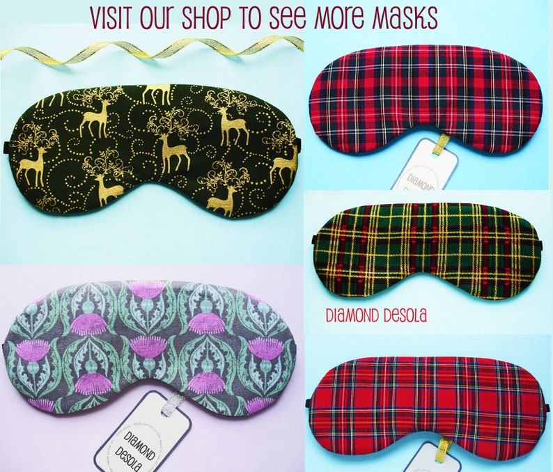 Eye Sleep Mask Soft Cotton Red Cardinal Bird Travel Festive | Etsy