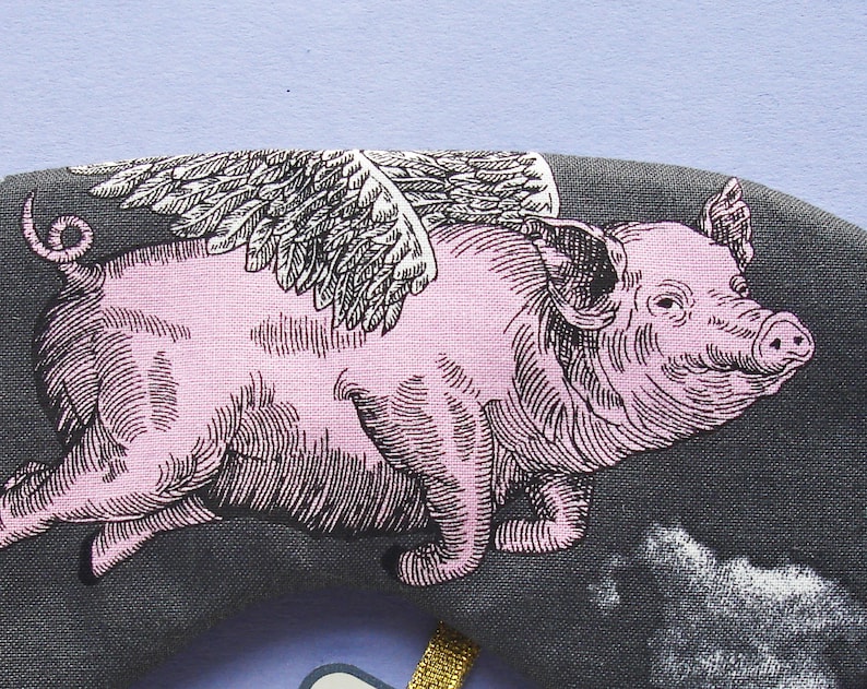 Eye Sleep Mask Flying Pig Soft Cotton Comfortable Travel - Etsy