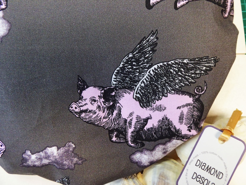 Shower Cap Flying Pigs for Bathing Showering Soft Comfortable - Etsy