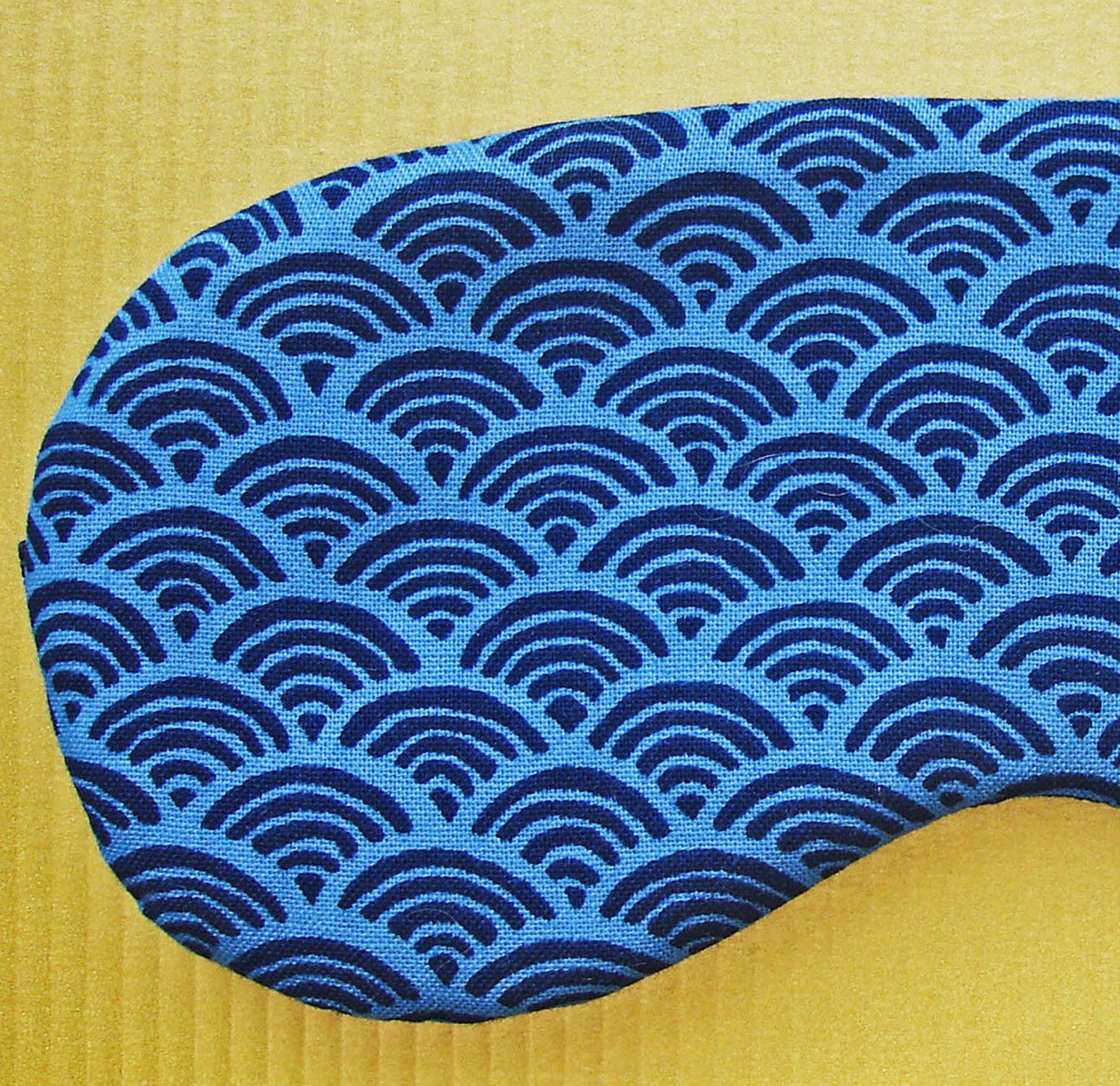 Eye Sleep Mask Japanese Blue Wave Soft Cotton Print Gift - Etsy