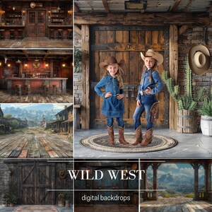 Western Saloon Digital Background - Etsy