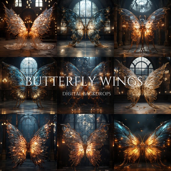 Butterfly Wings Photo Backdrop - Etsy