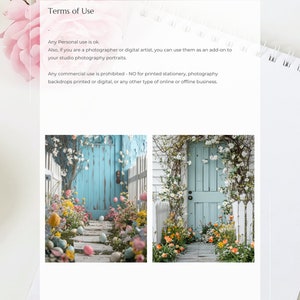 Cottage Core Spring Digital Backdrops, Maternity Backdrop Overlays ...