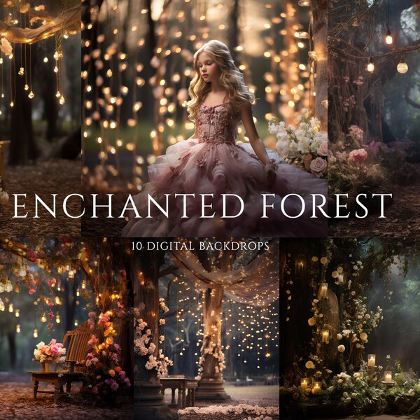 Enchanted Forest Backdrop - Etsy