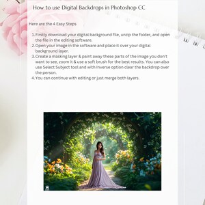 Cottage Core Spring Digital Backdrops, Maternity Backdrop Overlays ...