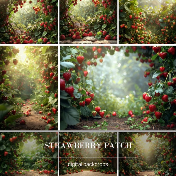 Strawberry Shortcake Backdrop - Etsy