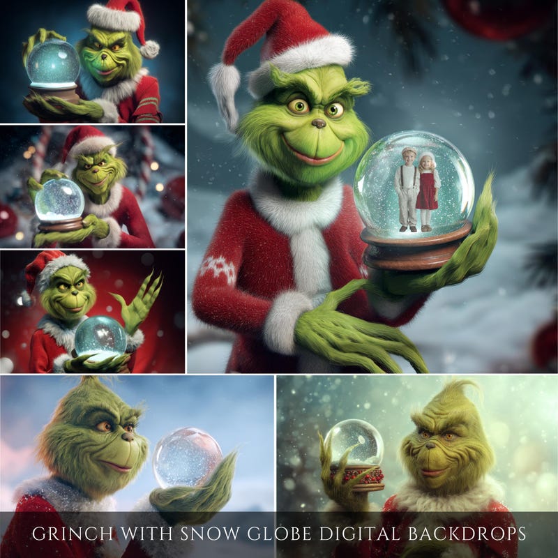 Grinch Backdrop - Etsy