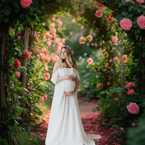 30 Rose Garden Digital Backdrops for Composite Photography, Floral Arch ...