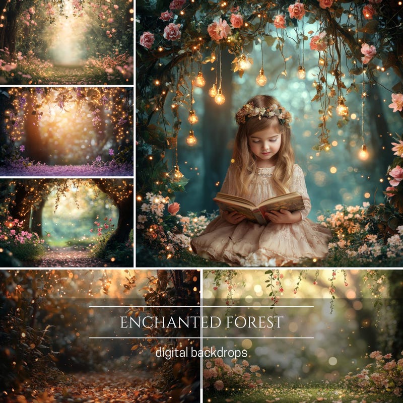 Enchanted Forest Backdrop - Etsy