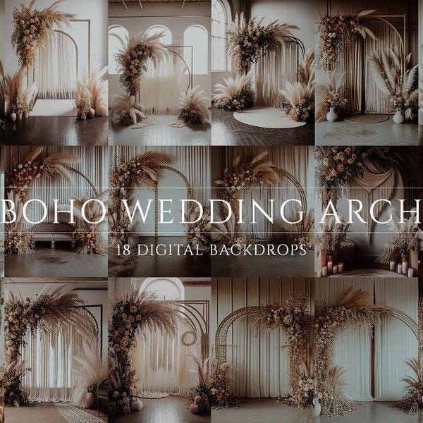 Boho Wedding Arch - Etsy