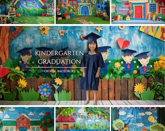 Kindergarten Graduation Backgrounds School Graduation Background