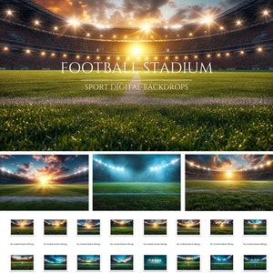 Football Stadium Digital Backdrops for Composite Photography, Sports ...