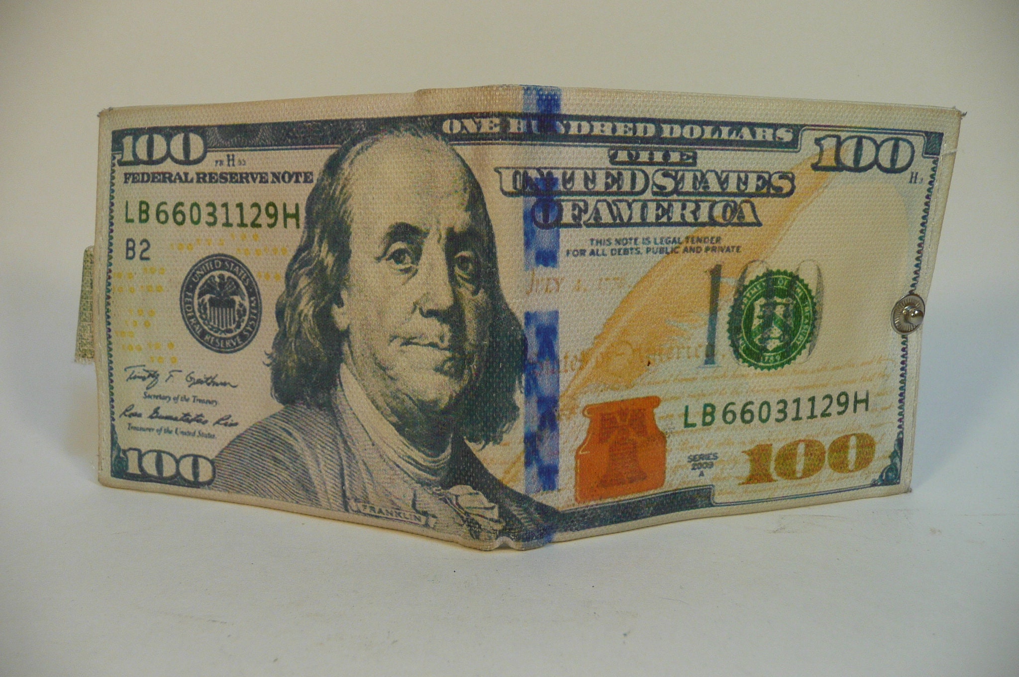 Leather 100 Bill Wallet - Etsy