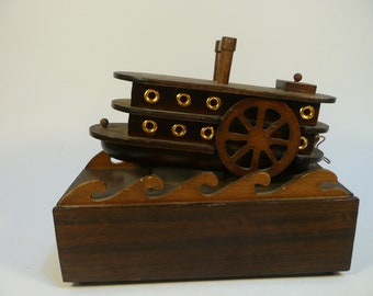 Riverboat Music Box - Etsy