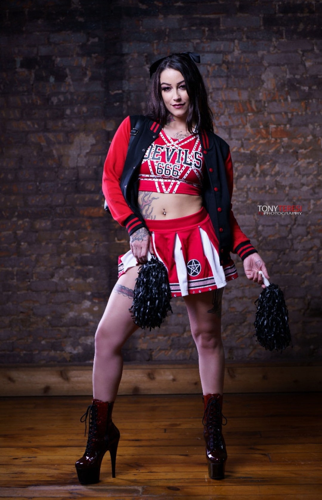 Callie Jane Bad Cheerleader Print - Etsy